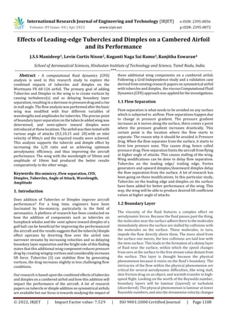 Effects of Leading-edge Tubercles and Dimples on a Cambered Airfoil and ...