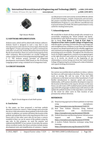 Vehicle Related Prevention Techniques: Pothole/Speedbreaker Detection and Antitheft System | PDF