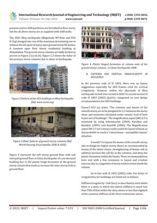 SEISMIC RISK ASSESSMENT OF RC FRAMED VERTICALLY IRREGULAR BUILDINGS | PDF
