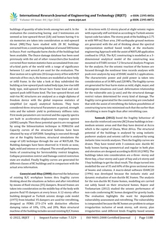SEISMIC RISK ASSESSMENT OF RC FRAMED VERTICALLY IRREGULAR BUILDINGS | PDF