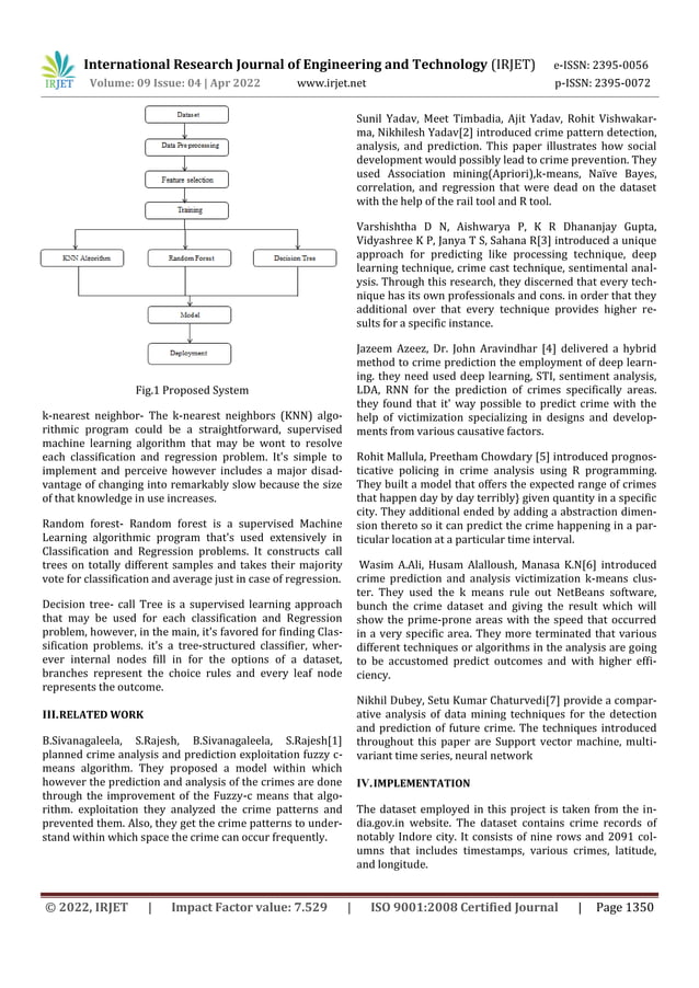 Crime Prediction and Analysis | PDF