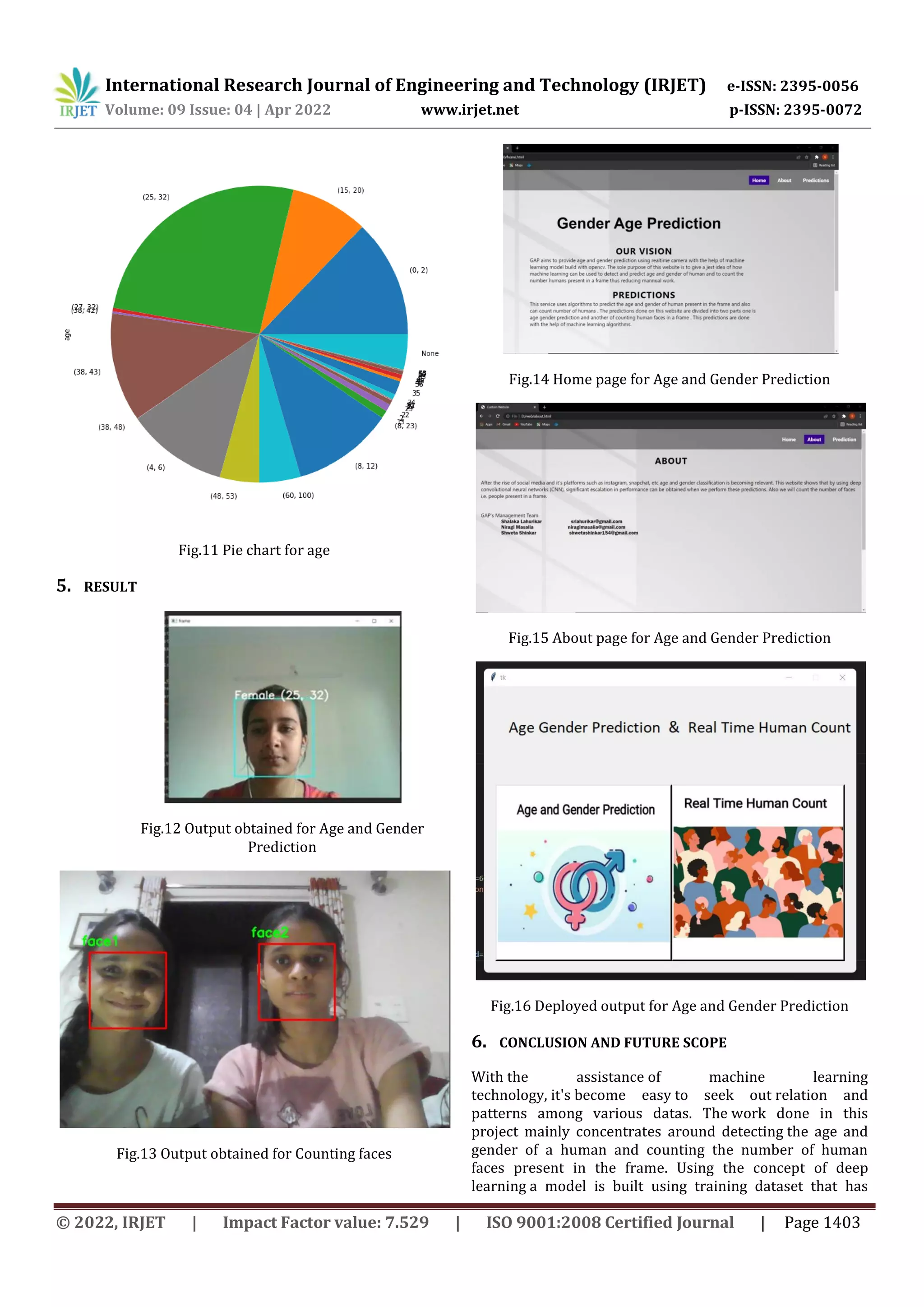 Age and Gender Prediction and Human count | PDF
