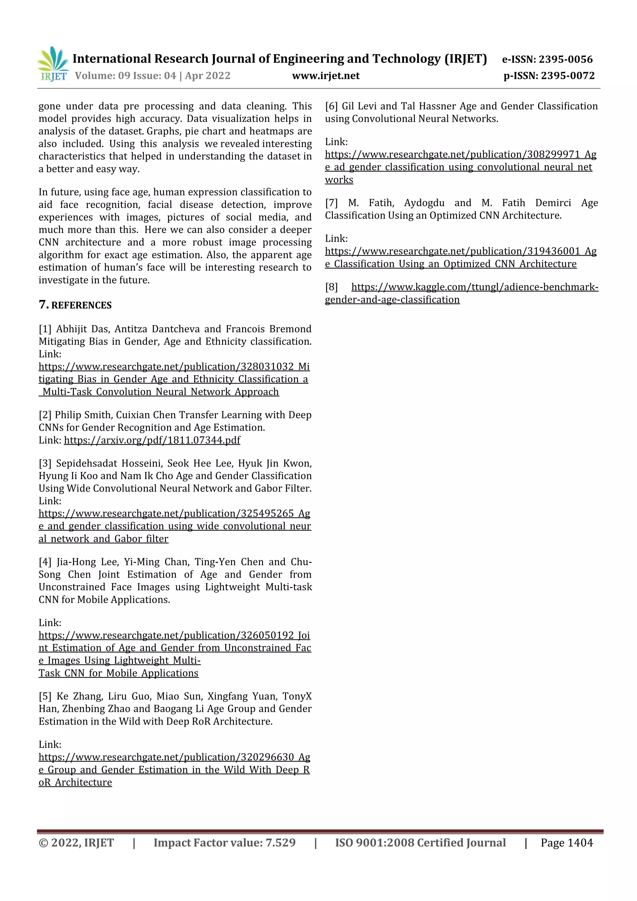 Age and Gender Prediction and Human count | PDF