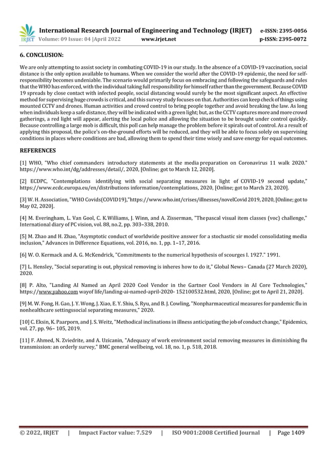 Social Distancing Detection Monitoring And Management Using Opencv Pdf 0555