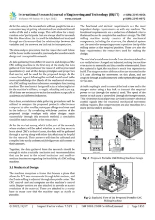 FEASIBILITY OF INTRODUCING A CNC MACHINE TO FRESHMEN AND INCOMING ...