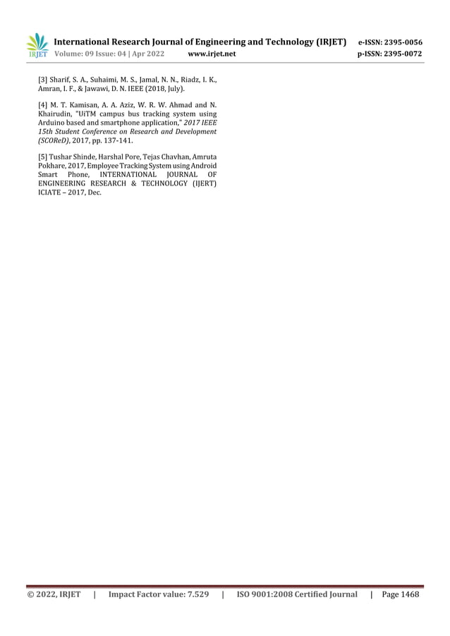 Trip Tracking System | PDF