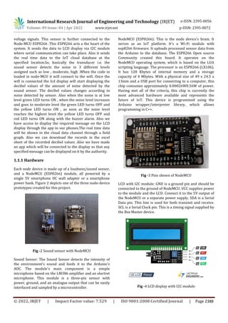 Decibel meter using IoT with notice board | PDF