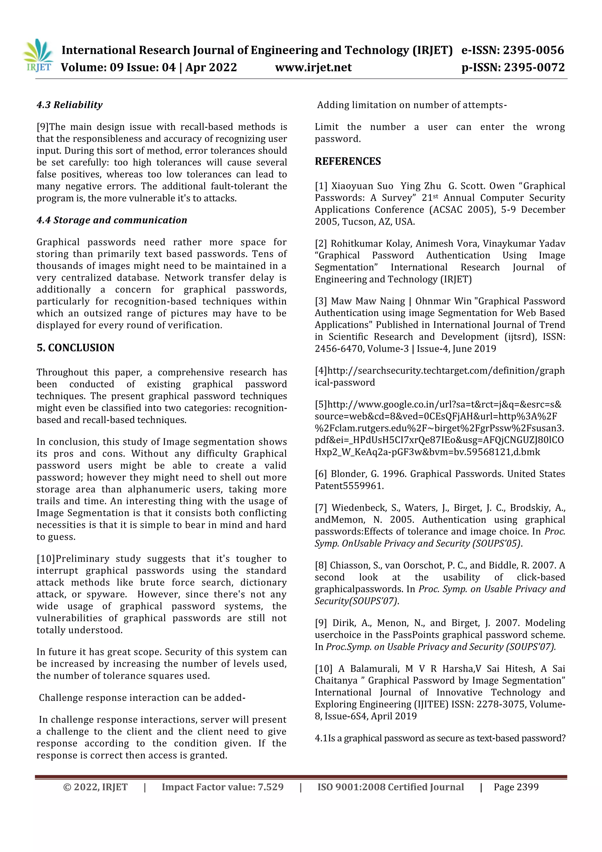 Graphical Password by Image Segmentation | PDF