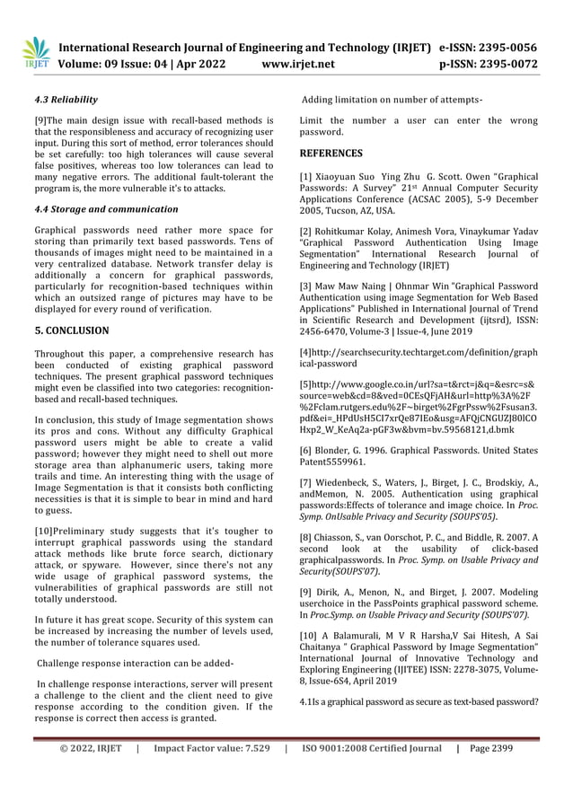 Graphical Password by Image Segmentation | PDF