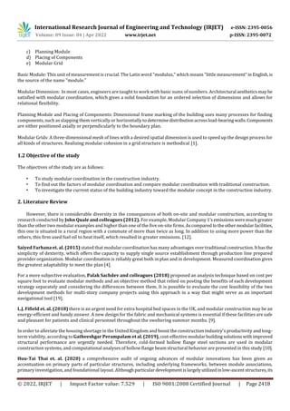 Opportunities and Challenges of Modular Coordination: A Review | PDF