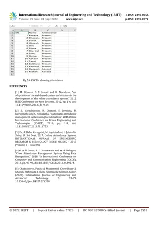 Automated Attendance Management System | PDF | Computing | Technology ...