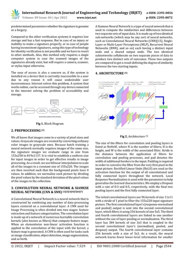 Signature Verification System using CNN & SNN | PDF