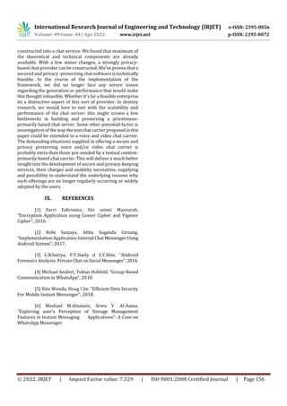 MESSENGER: ANDROID MESSENGER WITH END TO END ENCRYPTION | PDF | Computer Software and ...