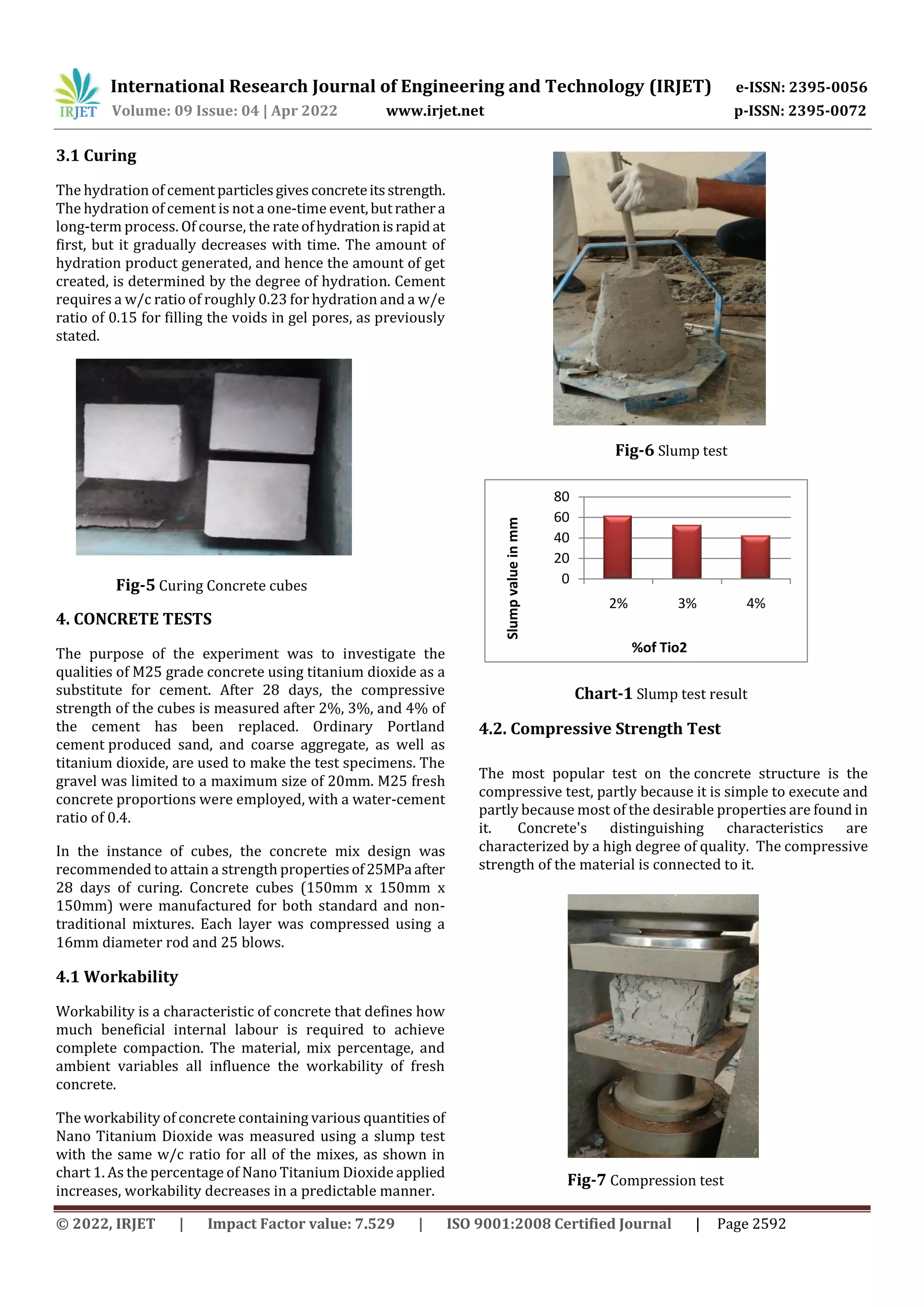An Experimental investigation on self cleaning concrete using nano ...