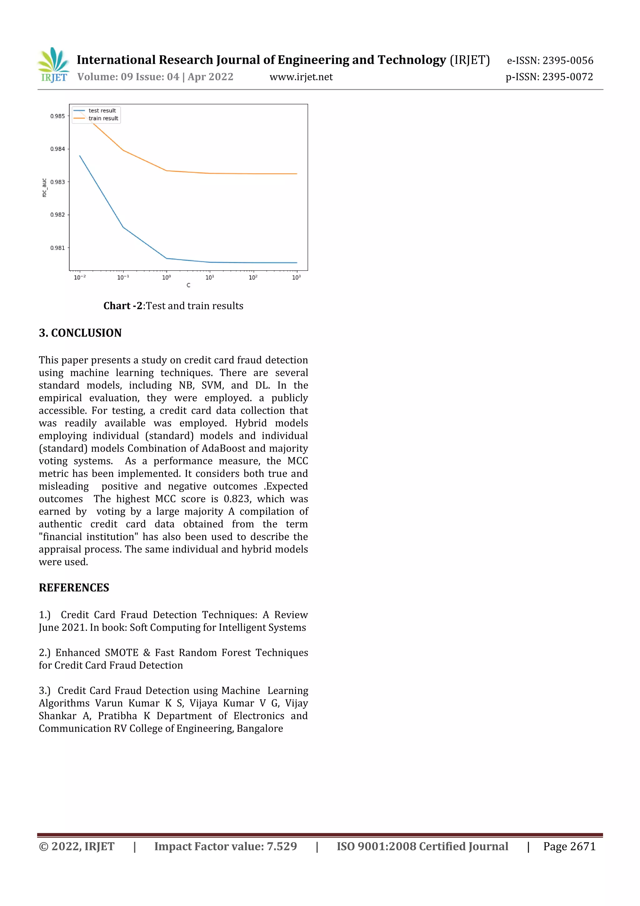 Credit Card Fraud Detection System Using Machine Learning Algorithm