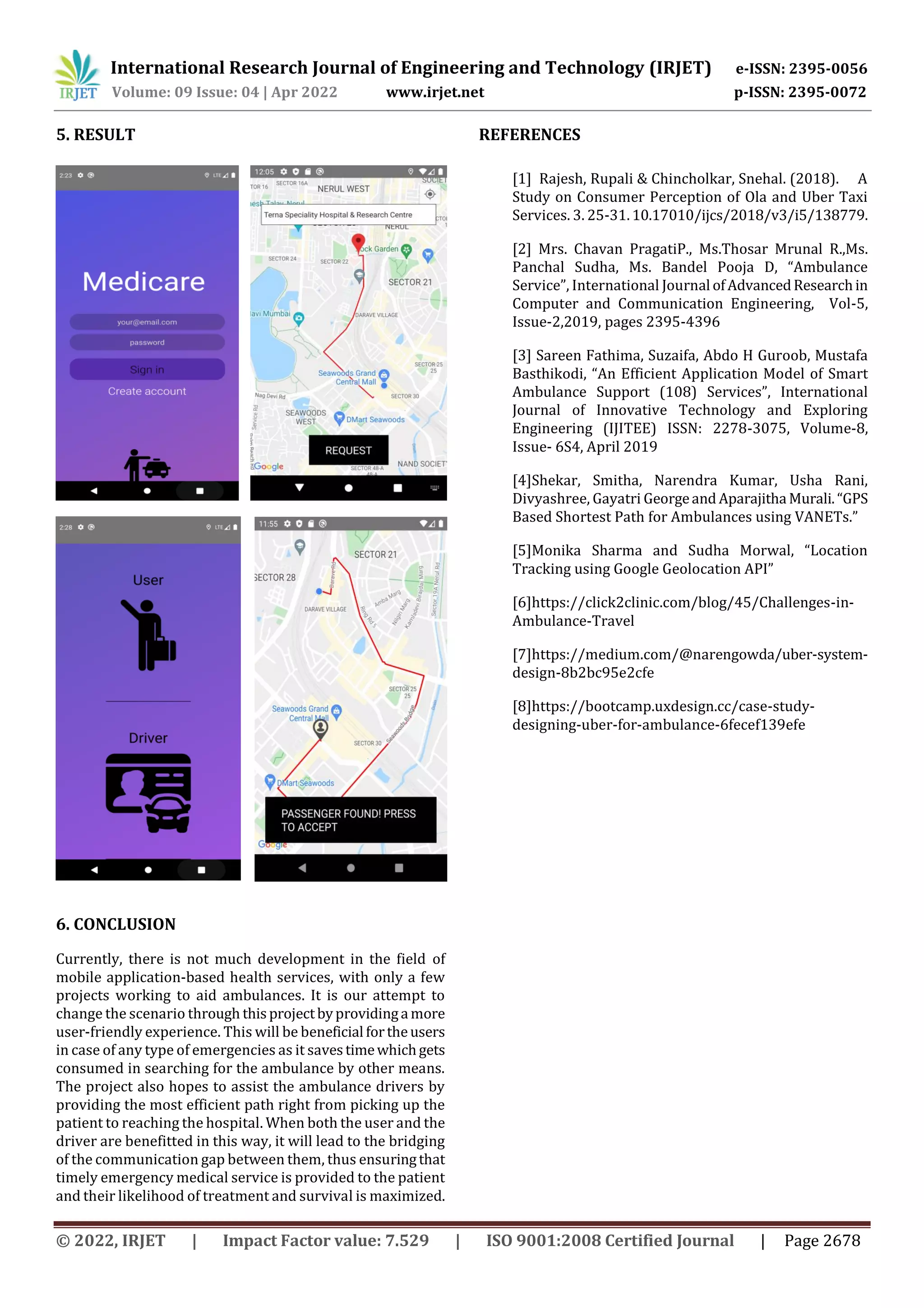 UBER FOR AMBULANCES, EMERGENCY HEALTH RESPONSE AND BLOOD INVENTORY | PDF