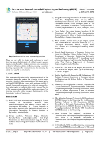 Smart Ticketing System for Public Transport | PDF
