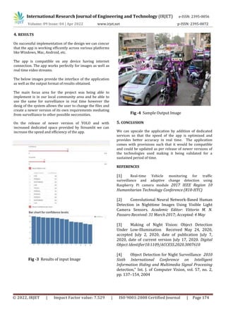 Real Time Moving Object Detection for Day-Night Surveillance using AI | PDF