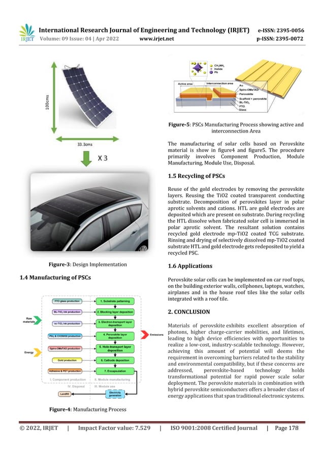 A view on Perovskite Solar Cells: An Emerging Technology | PDF | Power ...
