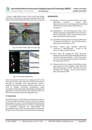 A Review: The Success of Tesla from 2003 to 2022 | PDF