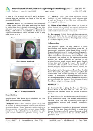 Intelligent System For Face Mask Detection | PDF
