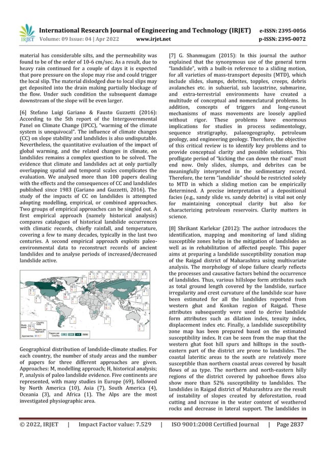 A Study of Disaster Management & Geotechnical Investigation of Landslides: A Review | PDF ...