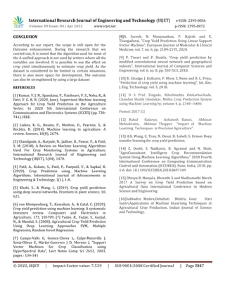 Crop Yield Prediction using Machine Learning | PDF