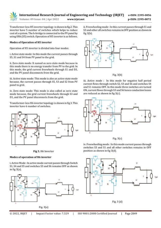 Comparison of Different Topologies for Transformer-less Inverter – A ...