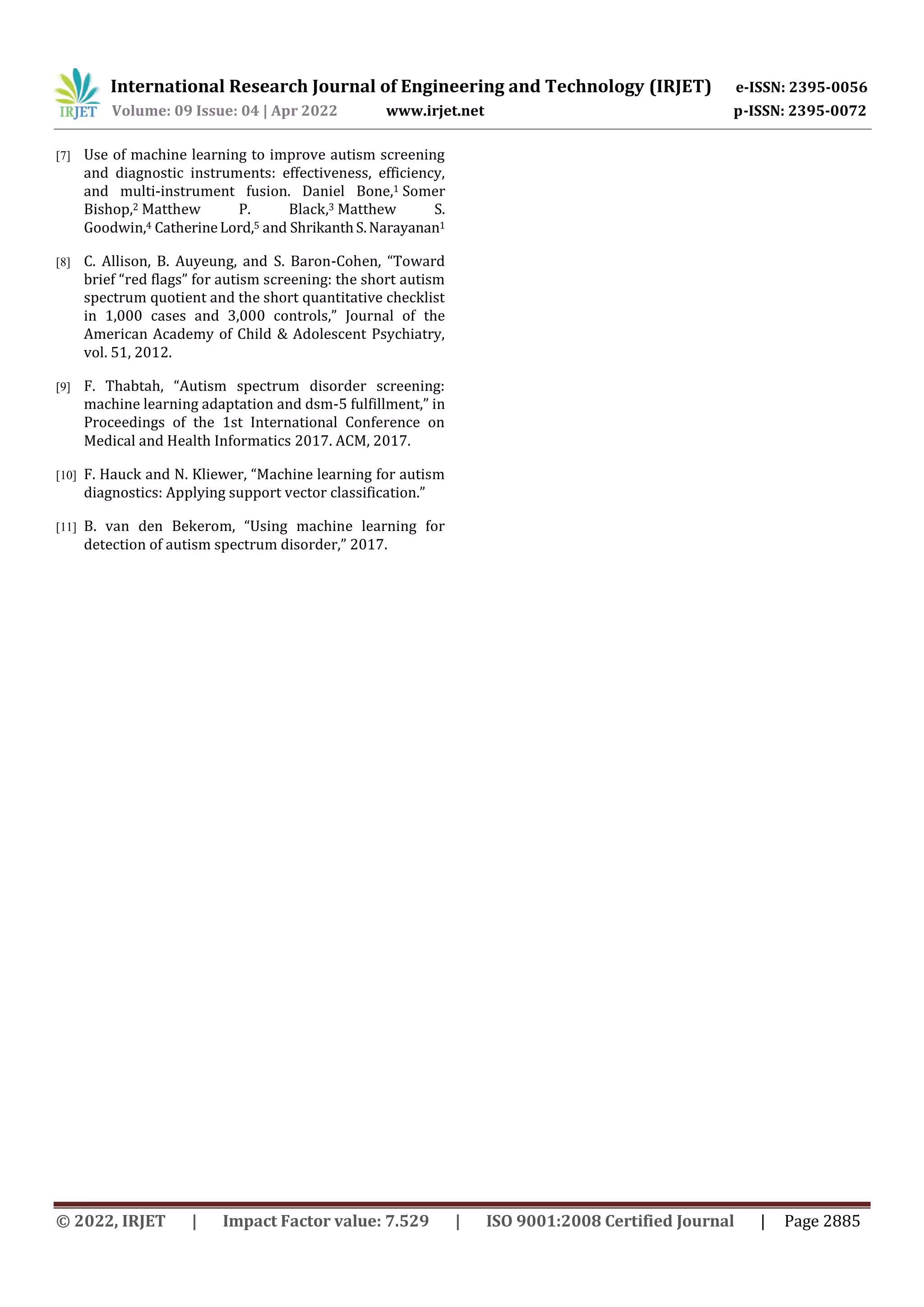 Predicting Autism Spectrum Disorder Using Supervised Learning Algorithms Pdf 3263