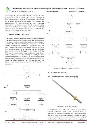 Prototype of an Automated Multilevel Car Parking System | PDF