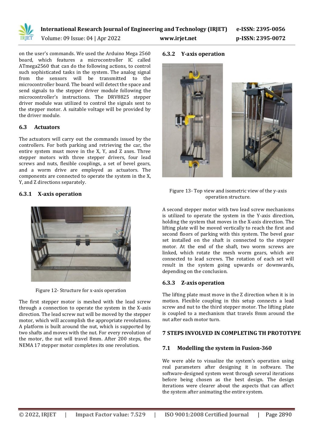 Prototype of an Automated Multilevel Car Parking System | PDF