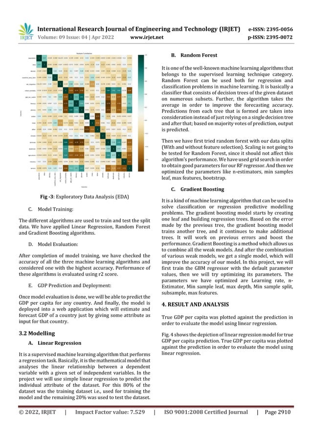 GDP Prediction and Forecasting using Machine Learning | PDF