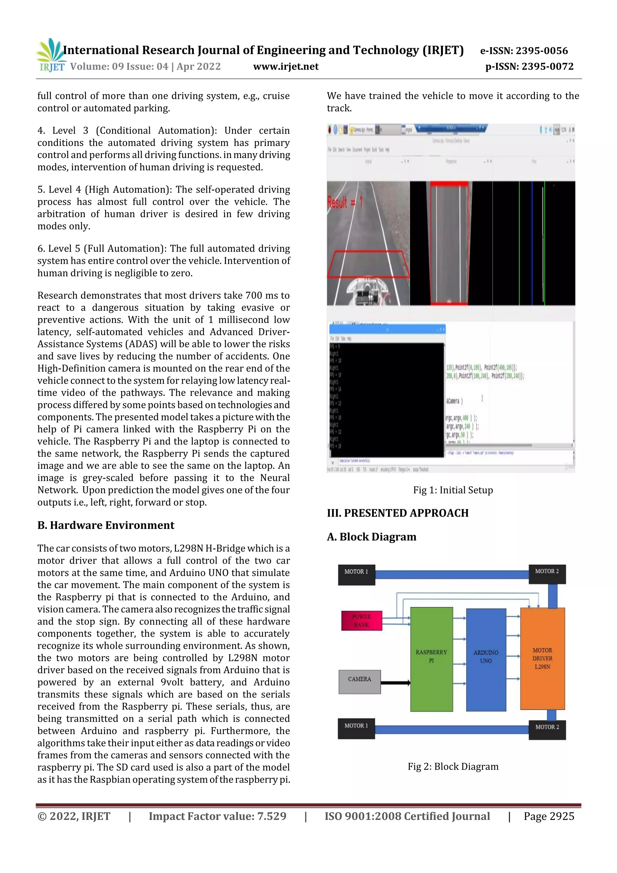 Semi-Autonomous Vehicle | PDF