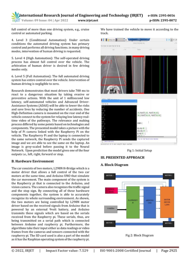 Semi-Autonomous Vehicle | PDF