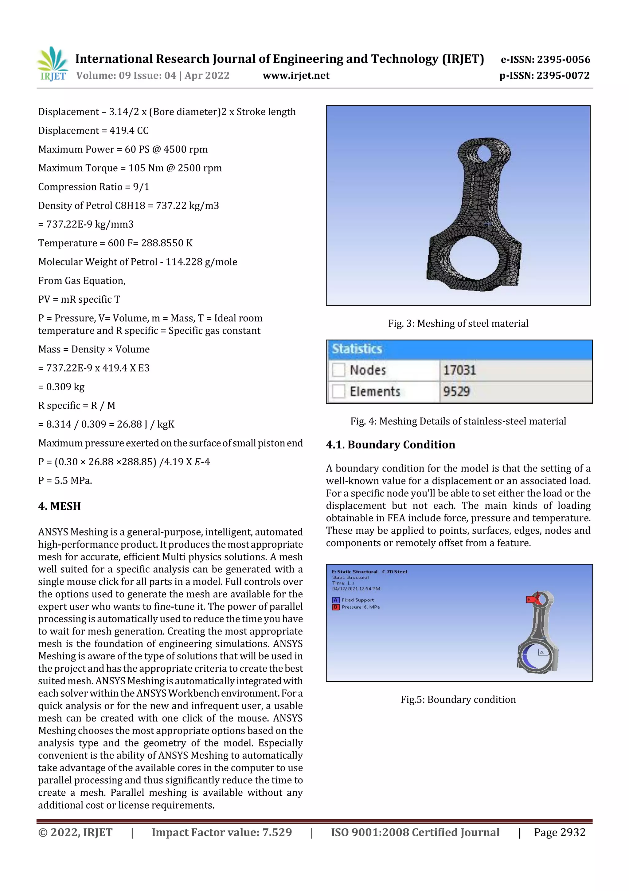 Design and Analysis to Improve Buckling Strength of Light Vehicle Connecting Rod | PDF