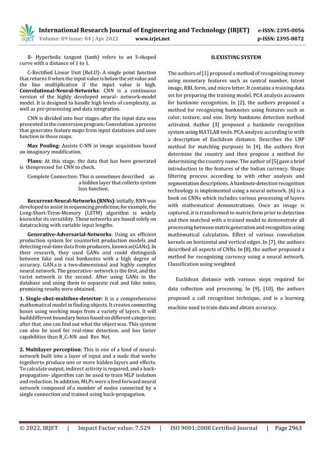 Currency Detection using TensorFlow | PDF