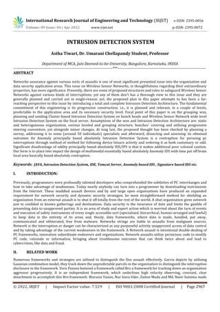 INTRUSION DETECTION SYSTEM | PDF