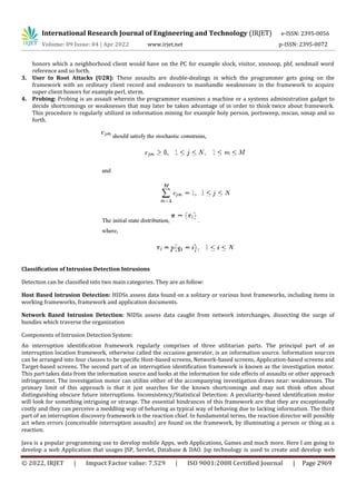 INTRUSION DETECTION SYSTEM | PDF