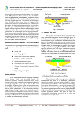 REVIEW OF THE ROLE OF JOINTS USAGE IN BRIDGE STRUCTURES | PDF