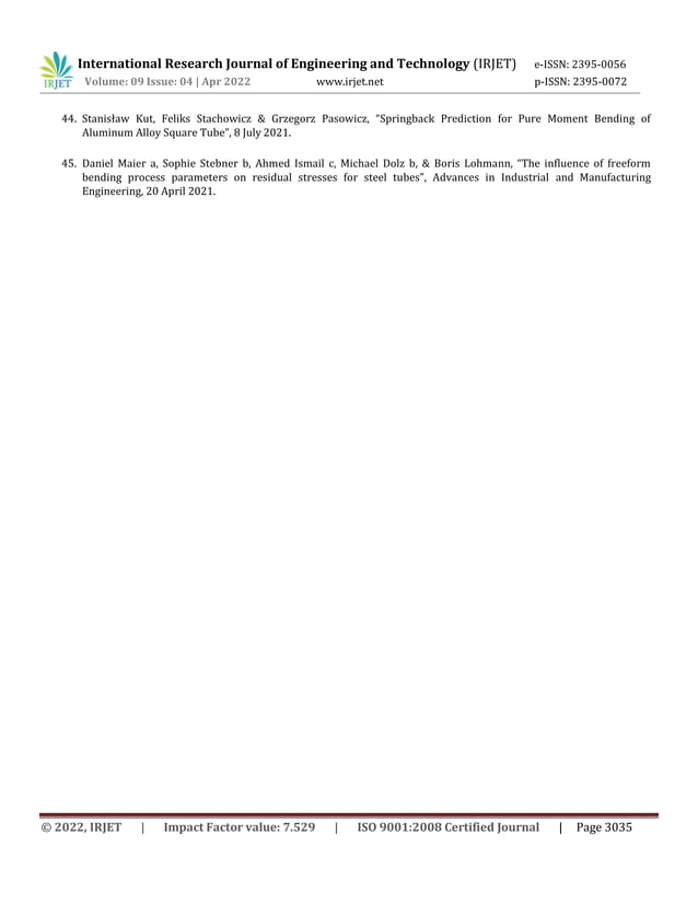 Review of Stress analysis & fabrication of circular and non-circular ...