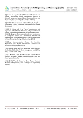 KISAN MITRA : AN INTELLIGENT CHATBOT | PDF | Agriculture | Industries