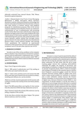 Self Monitoring System to Catch Unauthorized Activity | PDF