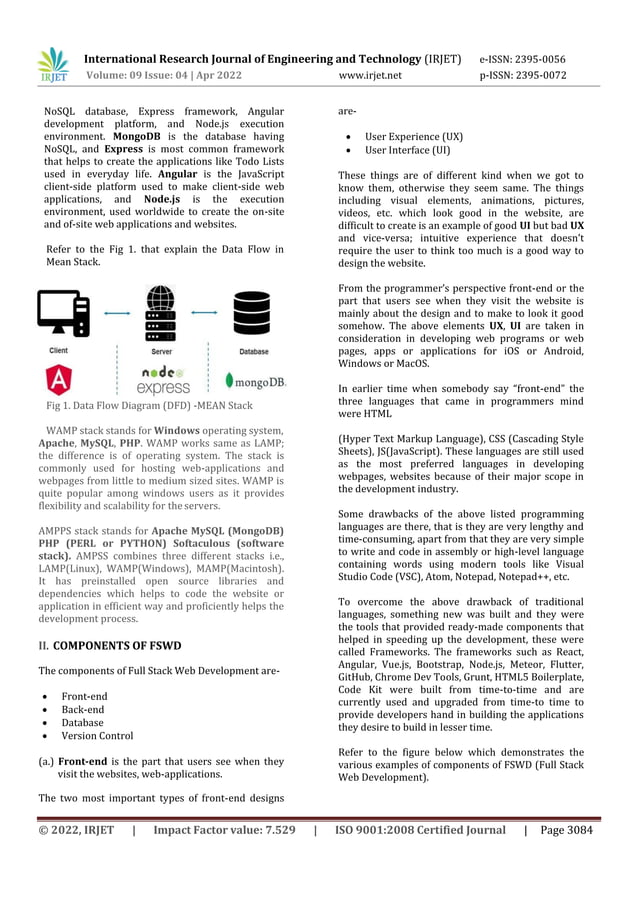 Full Stack Web Development: Vision, Challenges and Future Scope | PDF