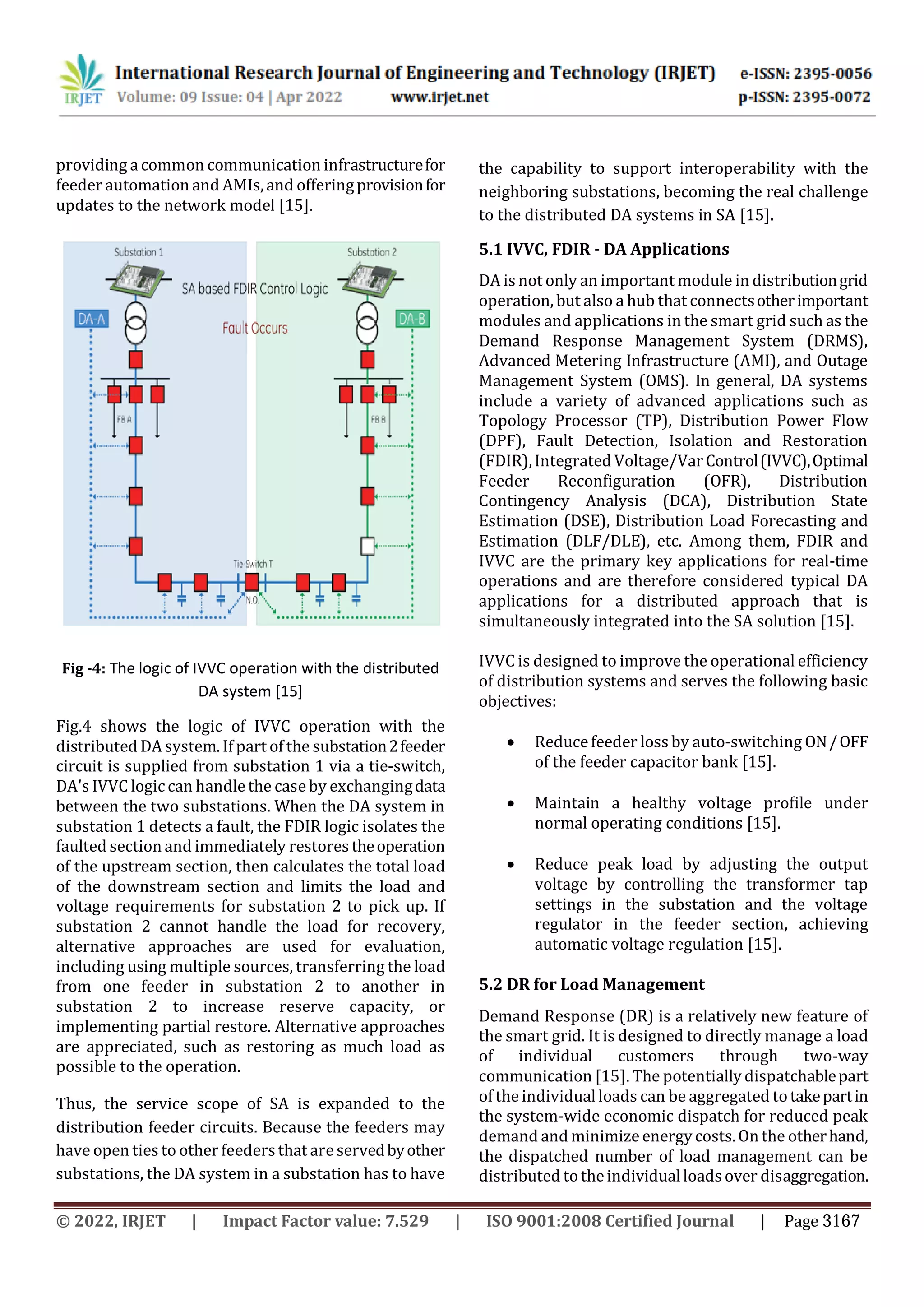 Substation Automation in Smart Grid | PDF