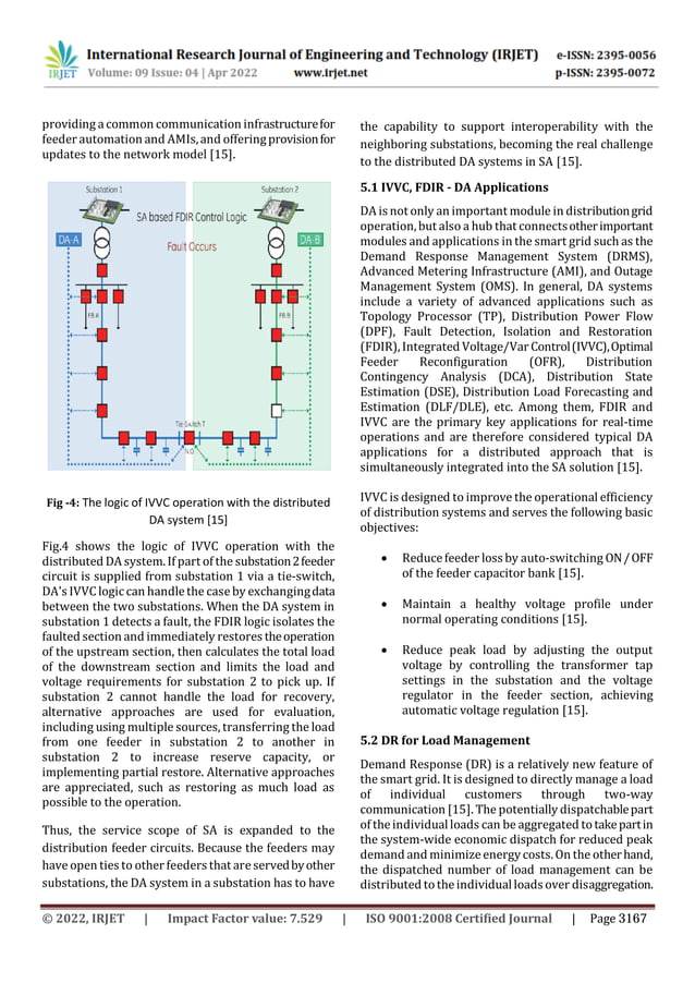 Substation Automation in Smart Grid | PDF
