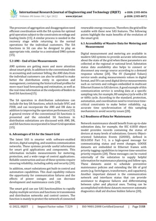 Substation Automation in Smart Grid | PDF