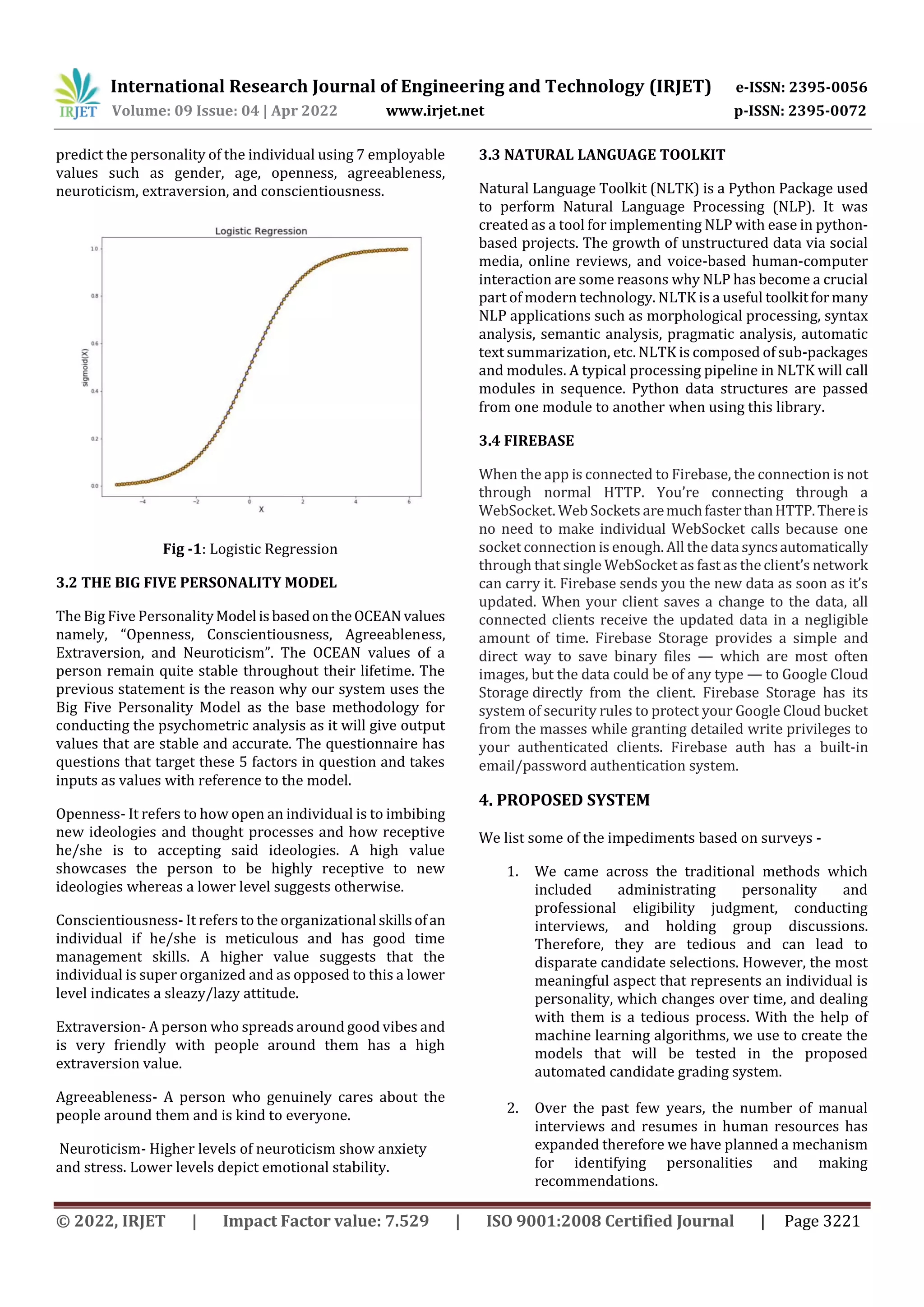 Personality Prediction with CV Analysis | PDF