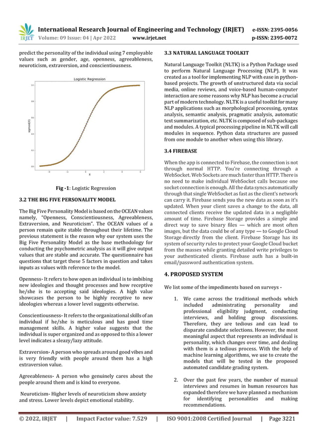 Personality Prediction with CV Analysis | PDF