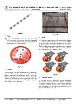 MULTIPURPOSE SOLAR SCREENING MACHINE WITH CONVEYOR | PDF