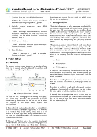 Online Exam Proctoring using Deep Learning | PDF